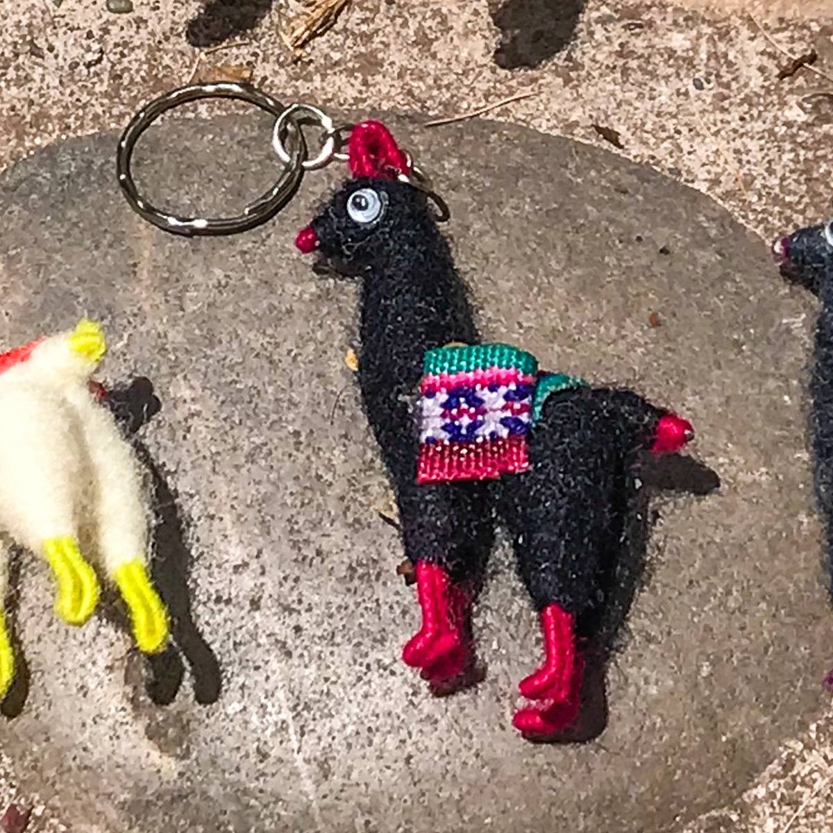 LLA-028 Llama Key Ring (black) – The AN-Mercado
